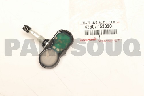 4260752020 Genuine Toyota VALVE SUB-ASSY, TIRE PRESSURE MONITOR 42607 ...