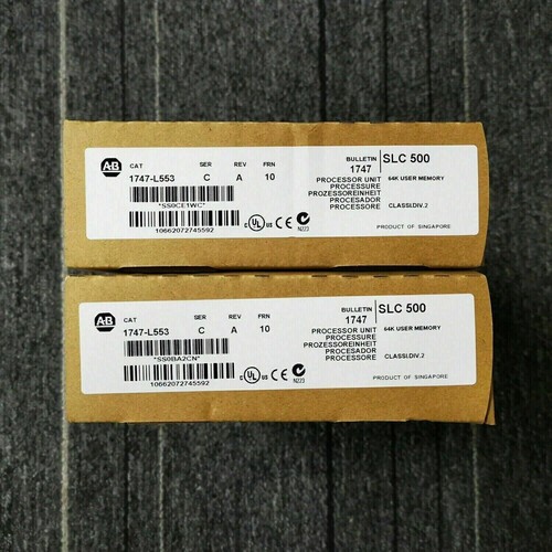 New Factory Sealed AB 1747-L553 SER C SLC 5/05 64K CPU Processor Unit ...
