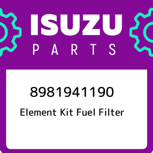 8981941190 Isuzu Element kit fuel filter 8981941190, New Genuine OEM ...