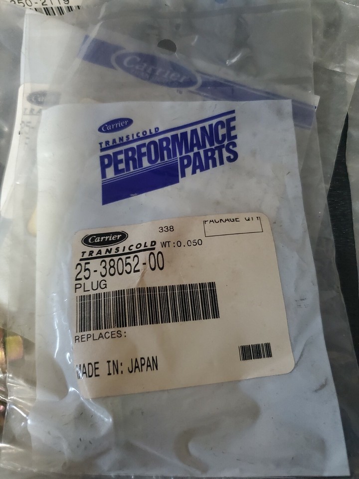 Carrier Transicold plug bolt 25-38052-00 | eBay