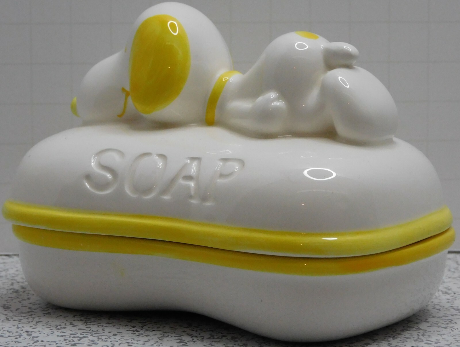 Vintage Peanuts Snoopy Ceramic Soap Dish Mint Condition Rare | eBay