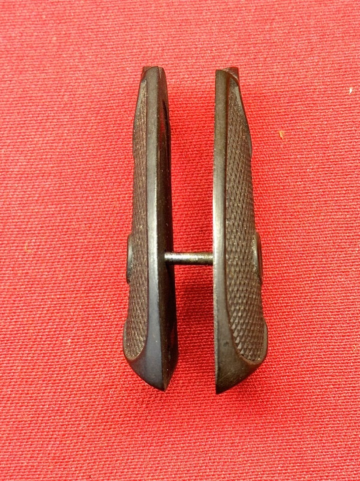 Small Antique revolver Grips Gutta Percha Hard Rubber | eBay