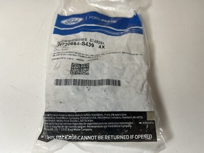 4pcs Genuine OEM Ford W720664-S439 Spring Nut 20-22 Super Duty 7.3L ...