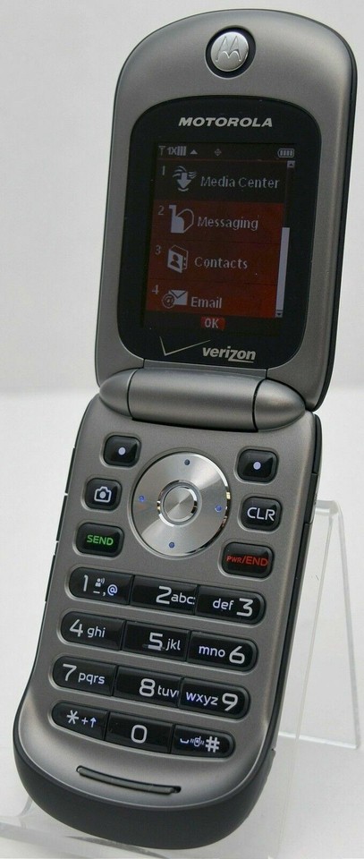 Motorola MOTO VU204 Verizon Wireless Mobile Phone BLACK camera 1xRTT ...