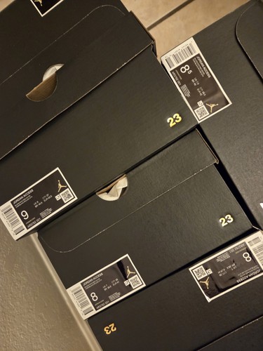 Nike Air Jordan Lot of 5 Black Empty Shoe Replacement Boxes | eBay