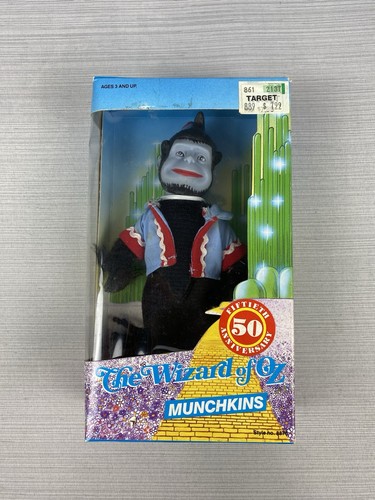 Wizard Of Oz Flying Monkey Munchkin Doll Figure Vintage Toy Wicked 1988 ...