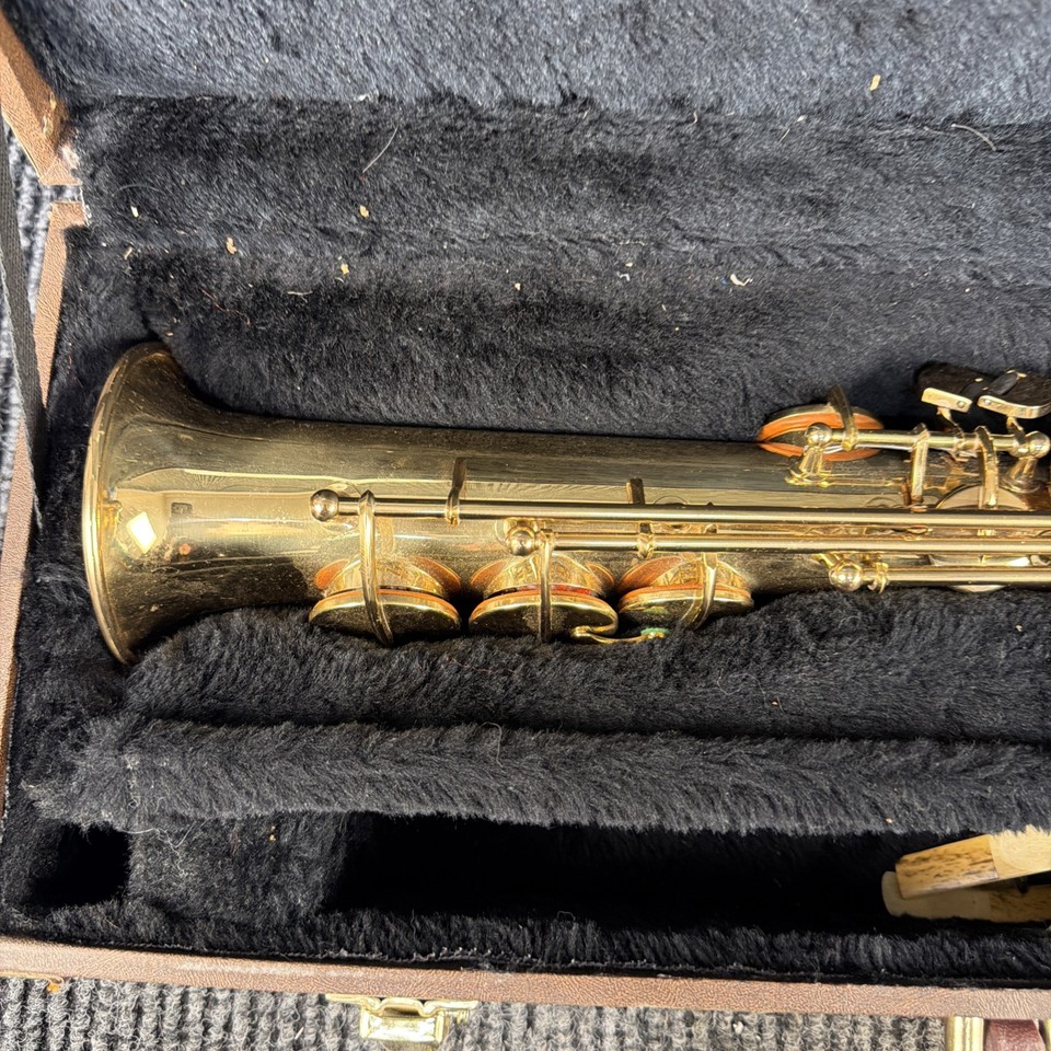 Vintage EM Winston Soprano Saxophone with leather case NICE | eBay