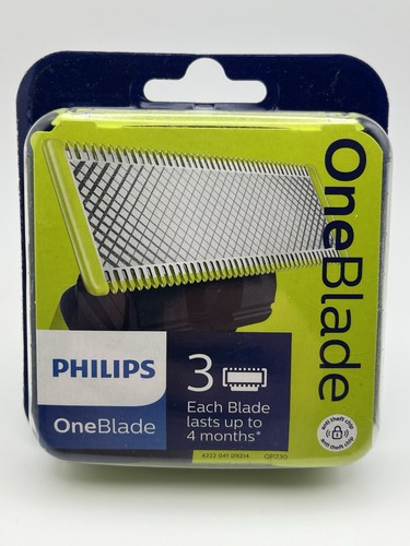Philips OneBlade Razor Pack of 3 Replacement Blades - New and Sealed ...