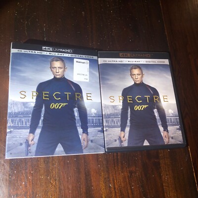 Spectre 4K Ultra HD + Blu-ray + OOP Rare Slipcover UHD 007 James Bond ...
