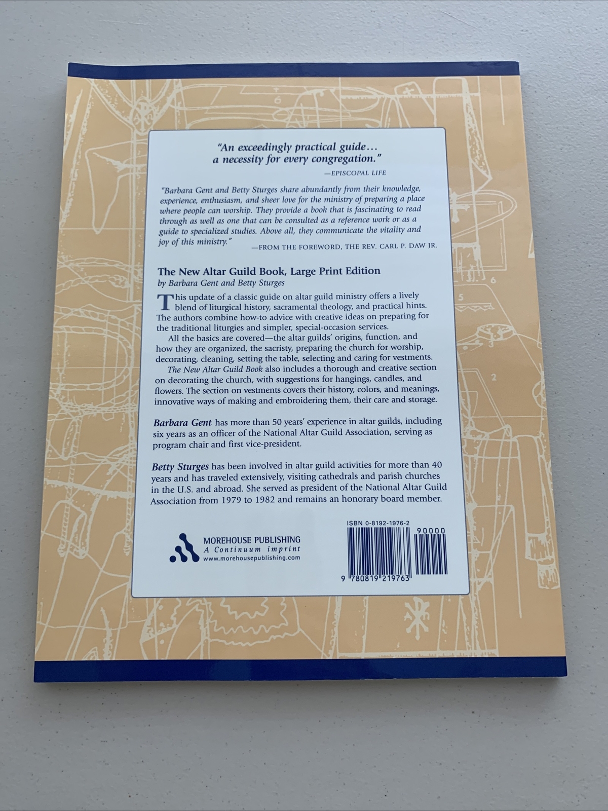 The New Altar Guild Book Large Print Edition by Betty Sturges and ...