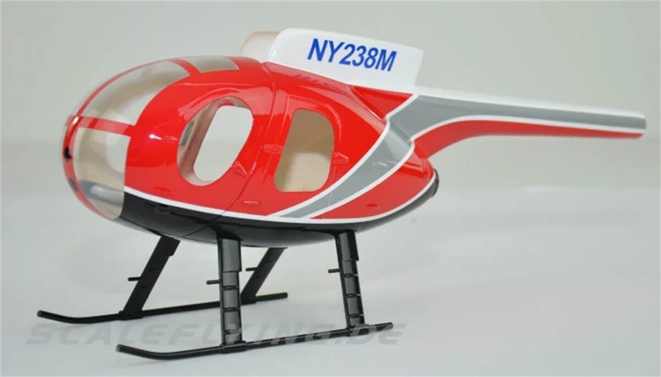 MD500D RC Helicopter Fuselage 250 Size Pre-Painted for Align T-REX250 ...