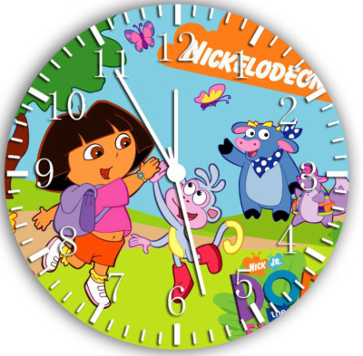 Dora the Explorer Frameless Borderless Wall Clock Nice For Gifts or ...