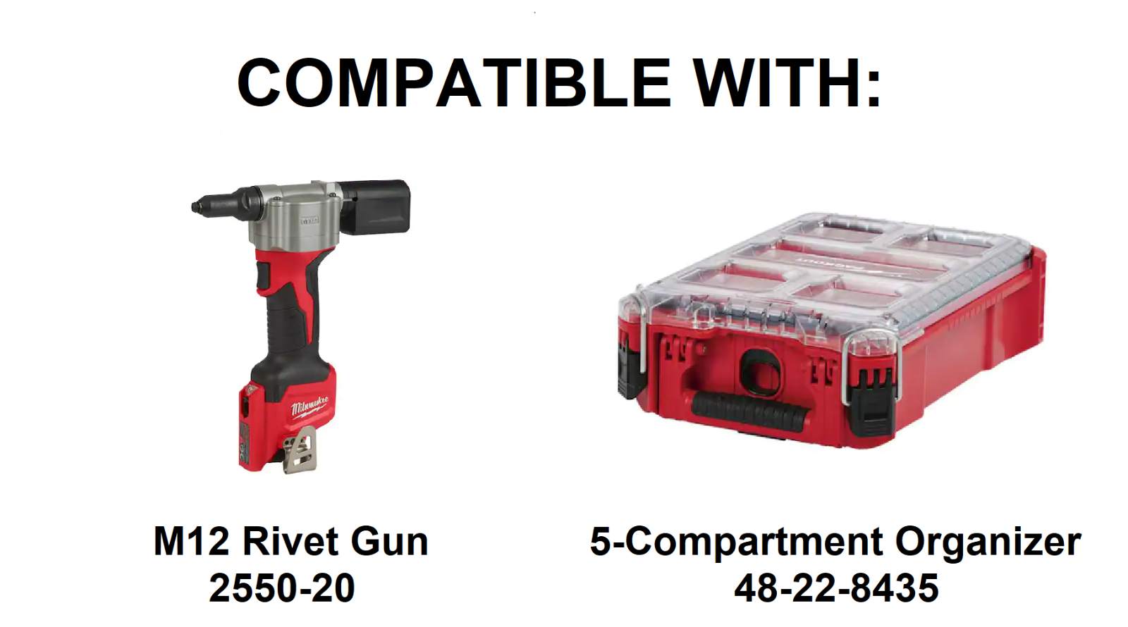 Milwaukee Packout Insert for M12 Rivet Gun (Insert Only) | eBay
