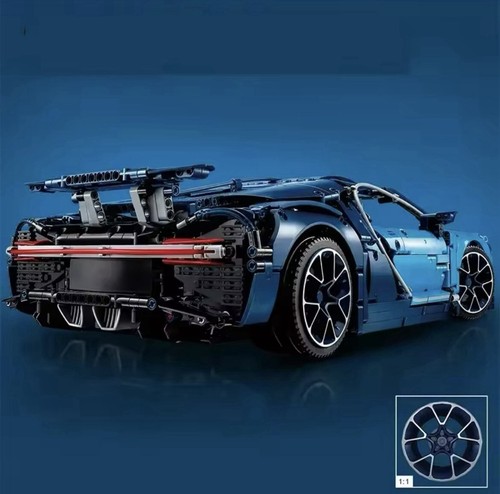 3599Pcs Bugatti Chiron 42083 Super Sports Racing Car Building Blocks ...