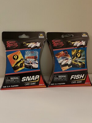 2 Speed Racer Card Games, Snap and Fish- Speedracer - New | eBay Australia