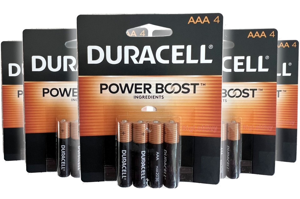 Duracell Coppertop Batteries AA & AAA Power Boost Alkaline Copper Top ...