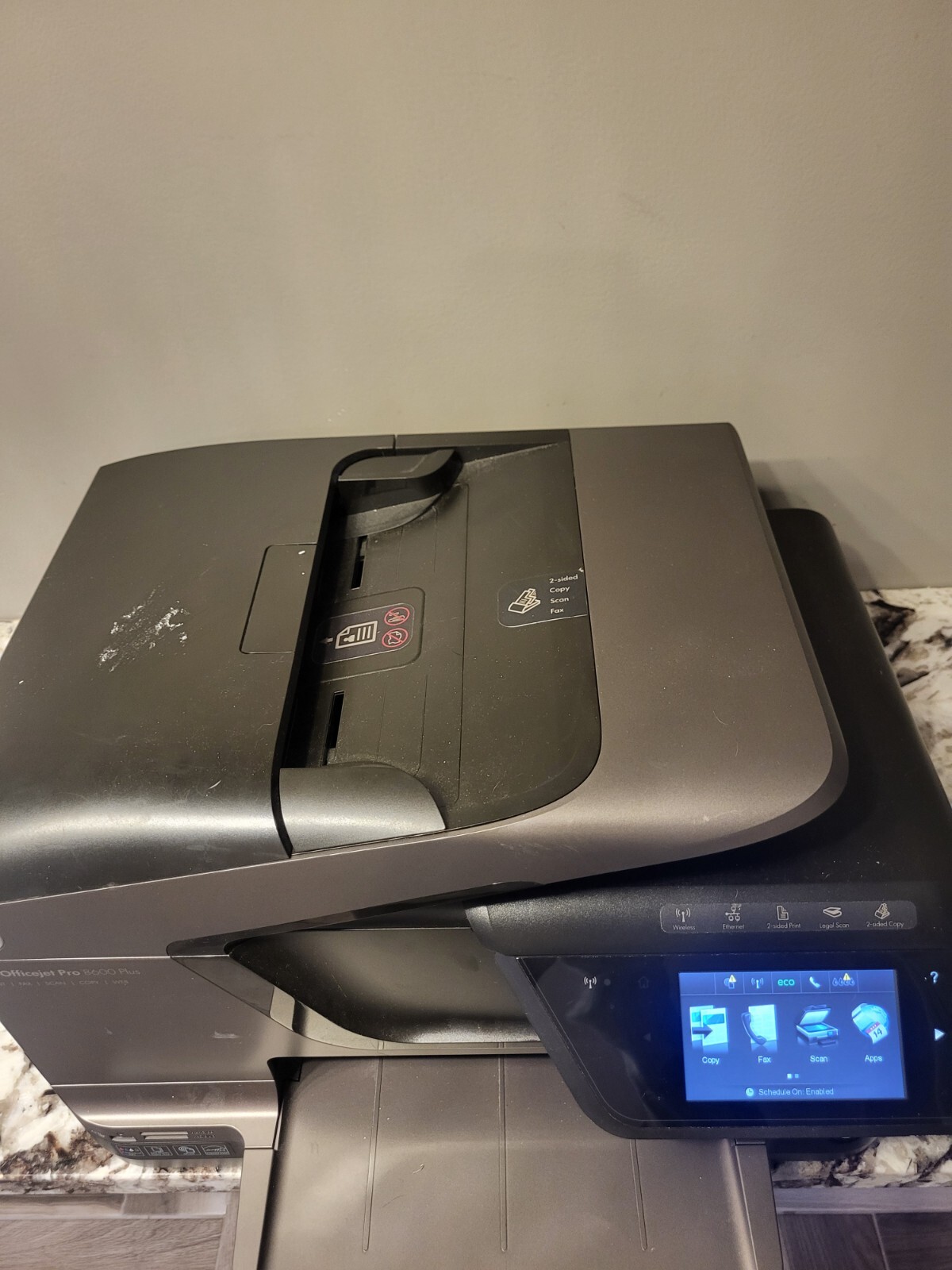 HP OFFICEJET PRO 8600 PLUS WIRELESS WIFI PRINTER&SCANNER TESTED WORKING ...