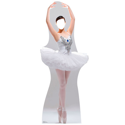 BALLERINA Lifesize Dancer Stand-In CARDBOARD CUTOUT Standin Standup ...