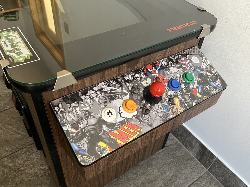 Vintage Cocktail Arcade Table Top Galaga BitKit Cabinet Game Wells CRT ...