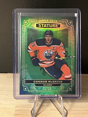 2022-23 Upper Deck Stature Connor McDavid Green /99 | eBay