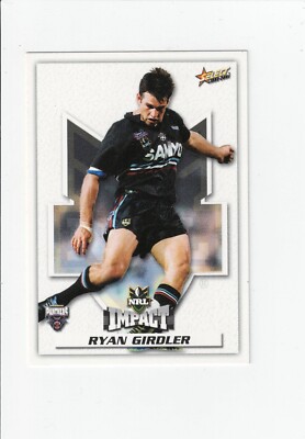 2001 Select Impact Rugby League Ryan Girdler #68 (Penrith Panthers ...