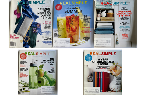 Real Simple Magazine LOT of 15 2013, 2015, 2016 | eBay