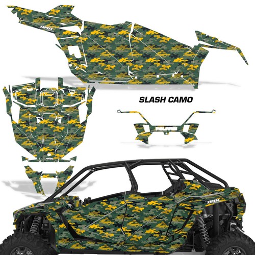AMR Graphics fits Polaris RZR Pro XP 4DR UTV SxS Decal ProXP 2020-23 ...