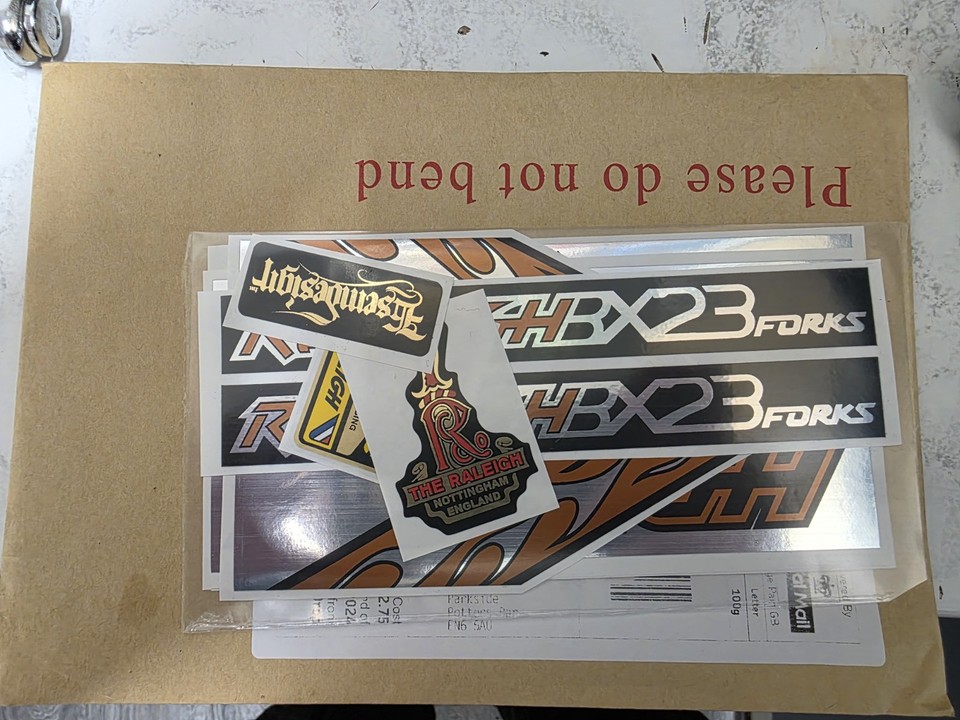 Mk1 Raleigh Chrome Burner Sticker Set | eBay