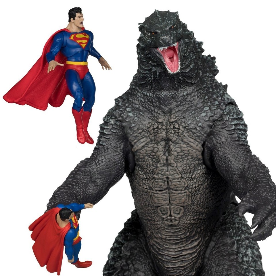 McFarlane Lot 3: Cyborg Superman, Eradicator & Superman vs. Godzilla ...