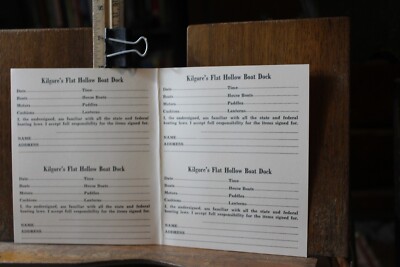 Vintage 1960's Tennessee Norris Kilgore's Flat Hollow Boat Dock Rental ...