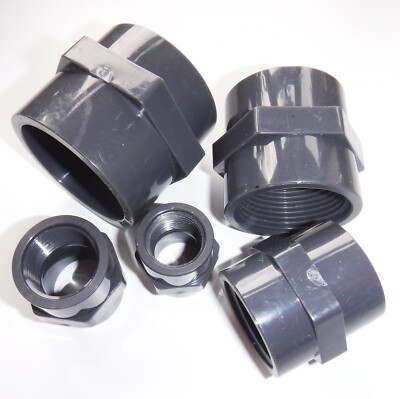 Solvent PVC metric socket to BSPT tapered female thread | eBay UK