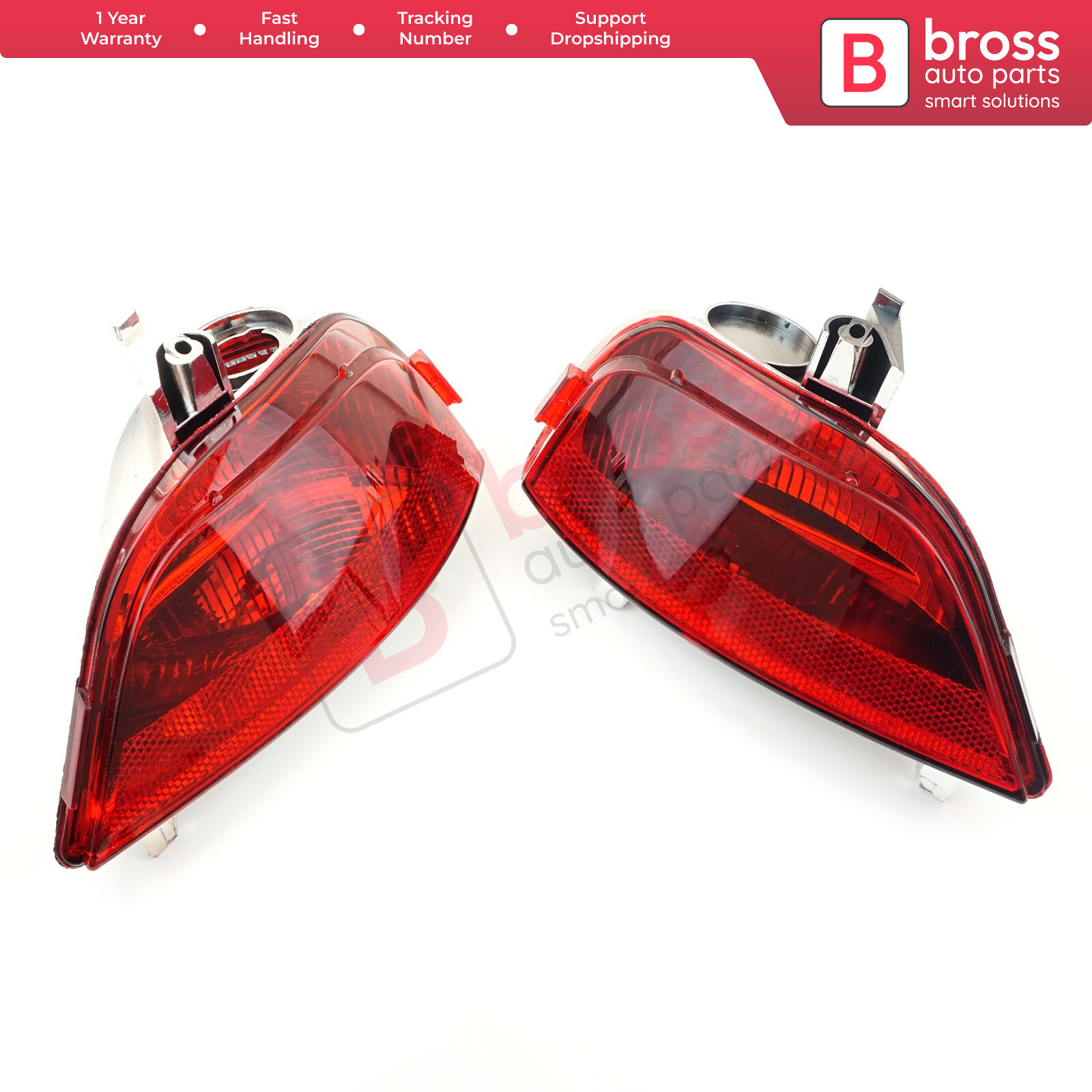 Rear Fog Light Lamp Lens 265605279R 265854470R for Renault Symbol 3 ...