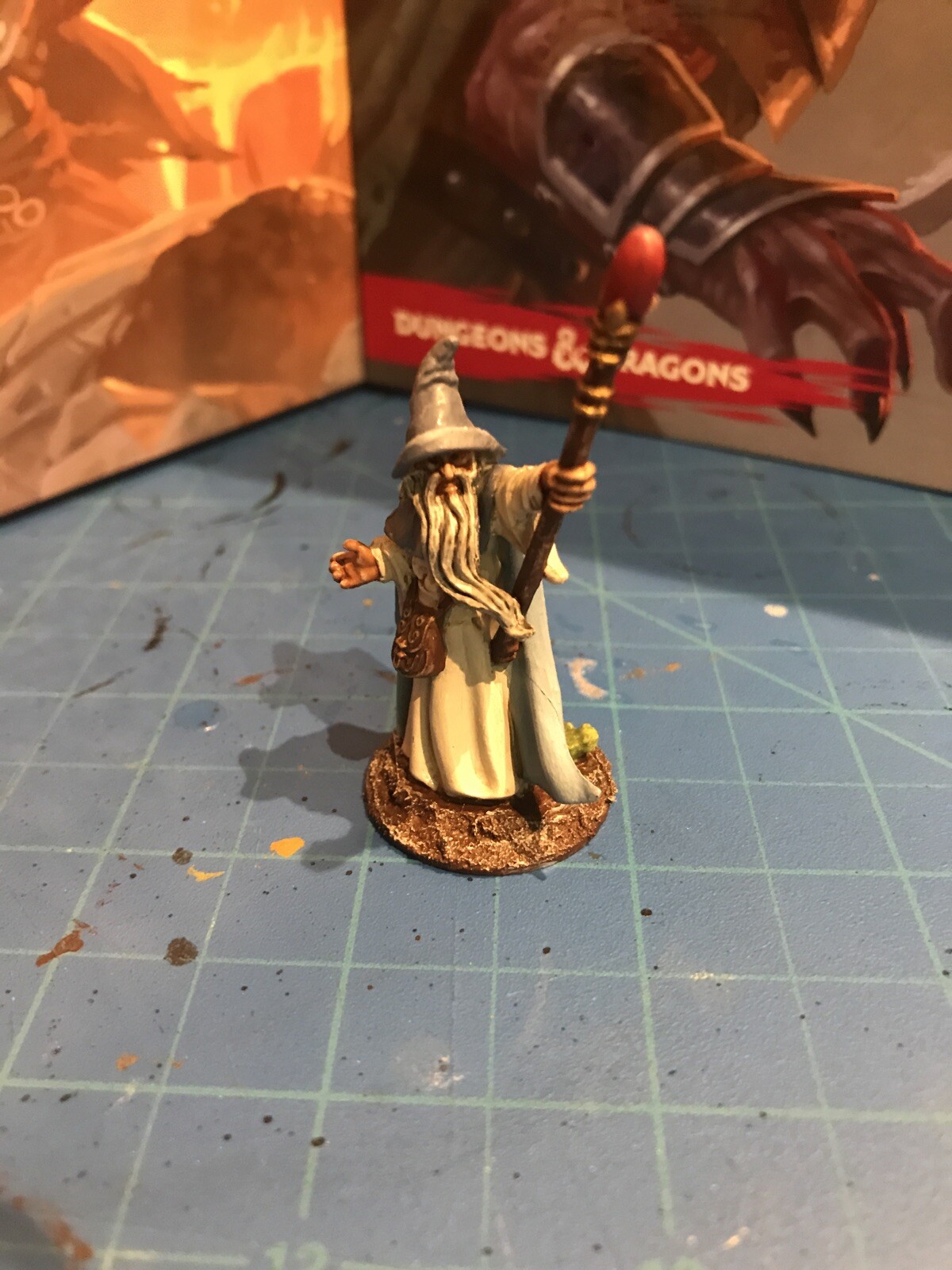Dungeons and Dragons Painted Reaper Miniature Human Wizard | eBay