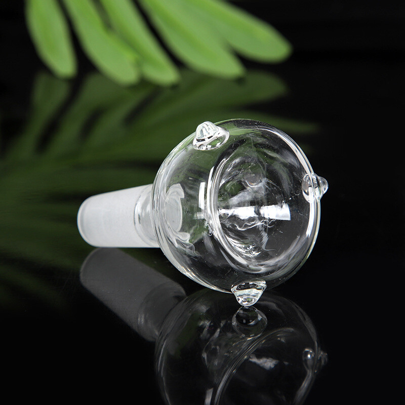 14mm Male Bowl +5" Downstem Thick Glass for Glass Bong Pipe Replacement ...