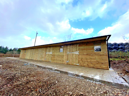 12ft x 58ft Stable Shelter Block Tack Room Animal Horse Stable, Storage ...