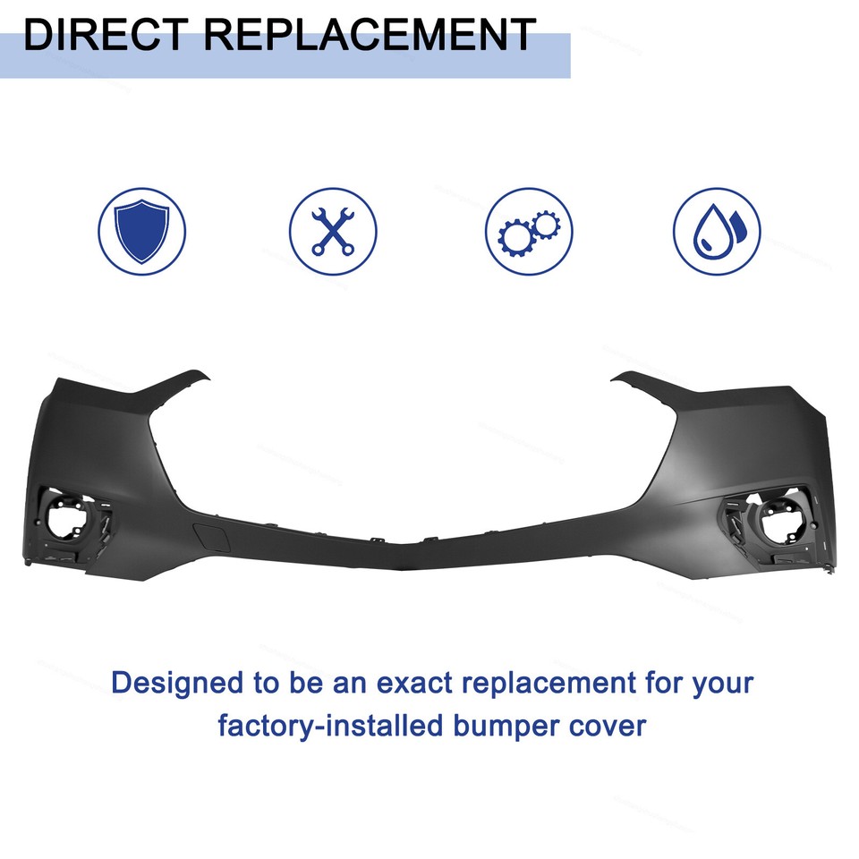 Fits 2018-2021 Chevy Traverse Front Bumper Cover Primed GM1014134 ...
