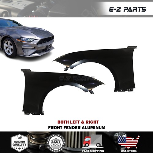 For 2018-2022 Ford Mustang Both Left & Right Front Fenders Aluminum | eBay
