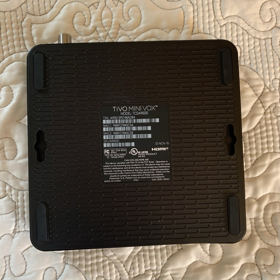 TiVo Mini Vox TCDA95000 Includes Remote and Cord | eBay