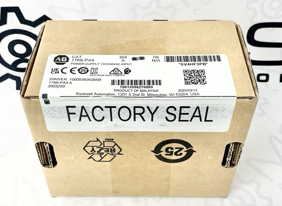 1769-PA4 Allen-Bradley CompactLogix Power Supply 120/240V Ser. A 2025 ...