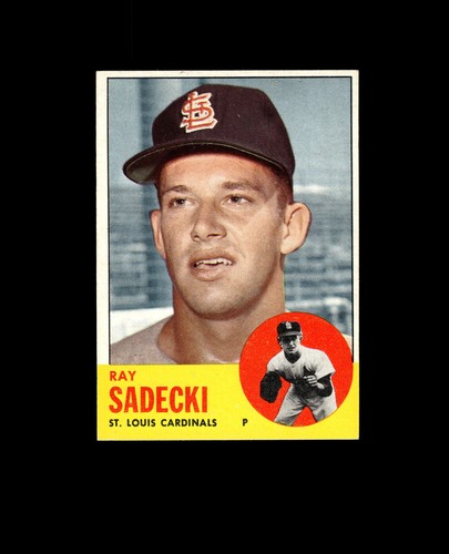 1963 Topps 486 Ray Sadecki EX-MT #D1,411501 | eBay