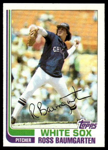 1982 Topps Ross Baumgarten Chicago White Sox #563 | eBay