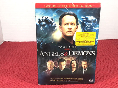 Angels & Demons (DVD, 2009, 2-Disc Set, Extended Edition) New/Fast ...