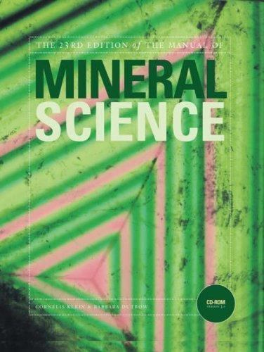 Manual of Mineral Science by Barbara Dutrow and Cornelis Klein (2007 ...