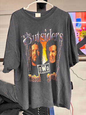 NWO WWF Outsiders Scott Hall Kevin Nash Razor Ramon 90's Vintage Shirt ...