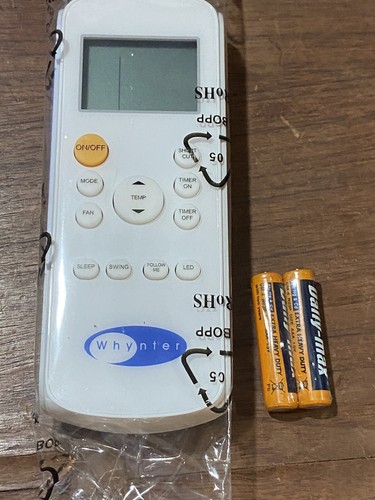 Whynter Air Conditioner Remote Control RG57H4(B)/BGEFU1 for sale online ...
