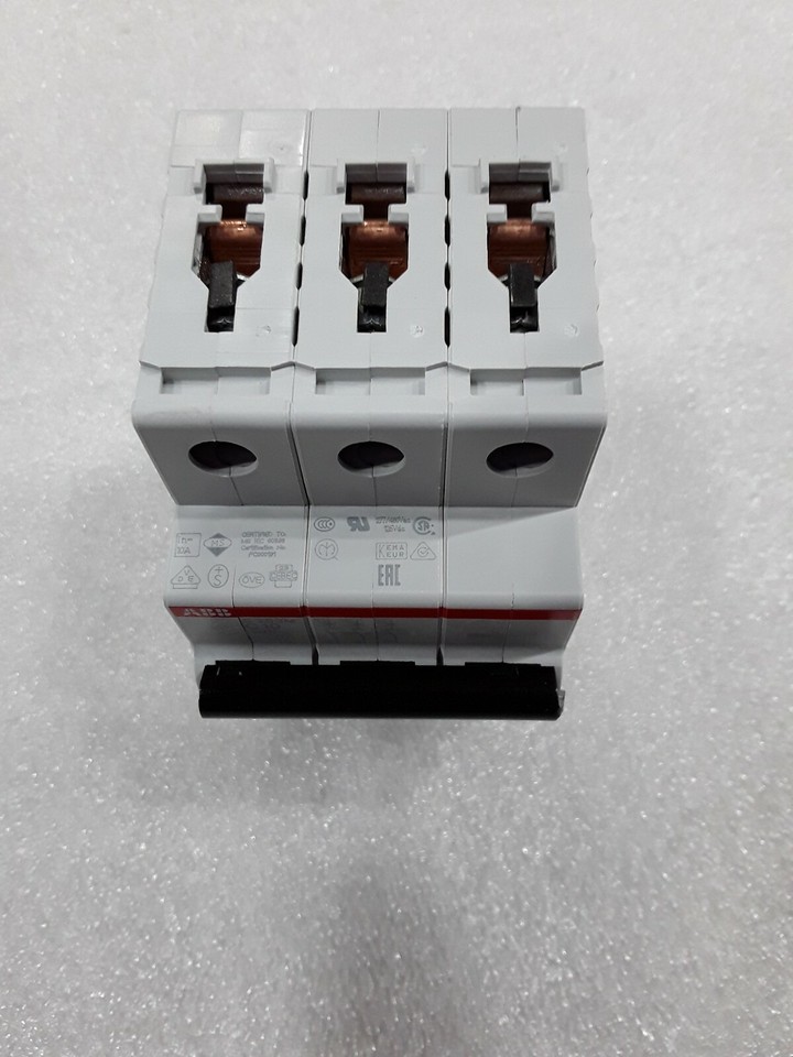 S203M-C10 ABB 3POLE 10A 480V CIRCUIT BREAKER DIN RAIL NEW | eBay