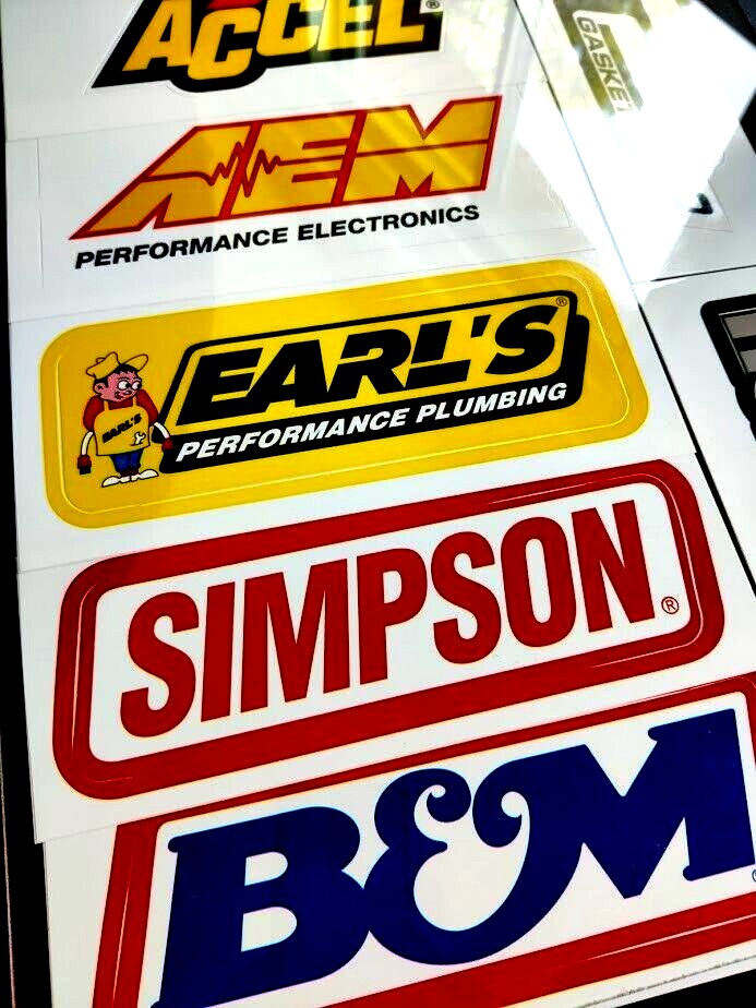 Lot of 24 Classic & Various Holley Racing Decals Stickers NHRA Cabinets ...