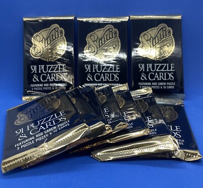 10x 1991 Leaf Studio Baseball Cards Unopened Packs | eBay