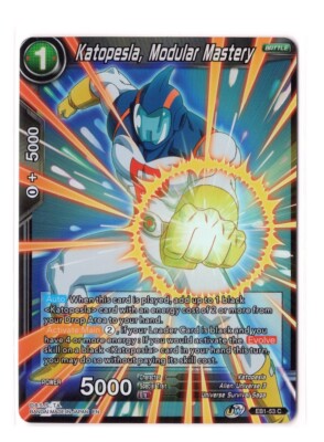 Dragonball Card - (NM) Katopesla, Modular Mastery EB1-53 Holo Foil ...