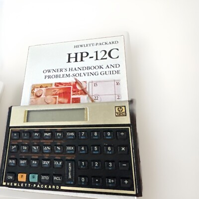 HP 12c Financial Calculator With Case Owners Handbook & Problem Solving ...